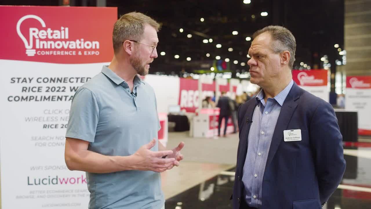 Peter Curran bei #RICE22 interviewt - Lucidworks